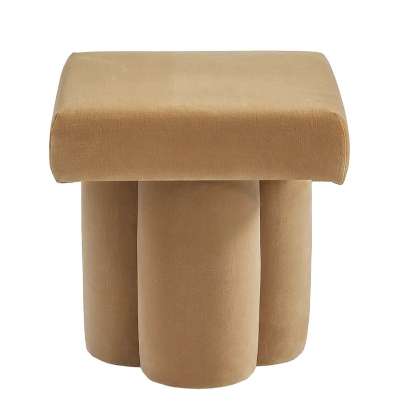 Ace Stool - Ochre Velvet — Woven Space