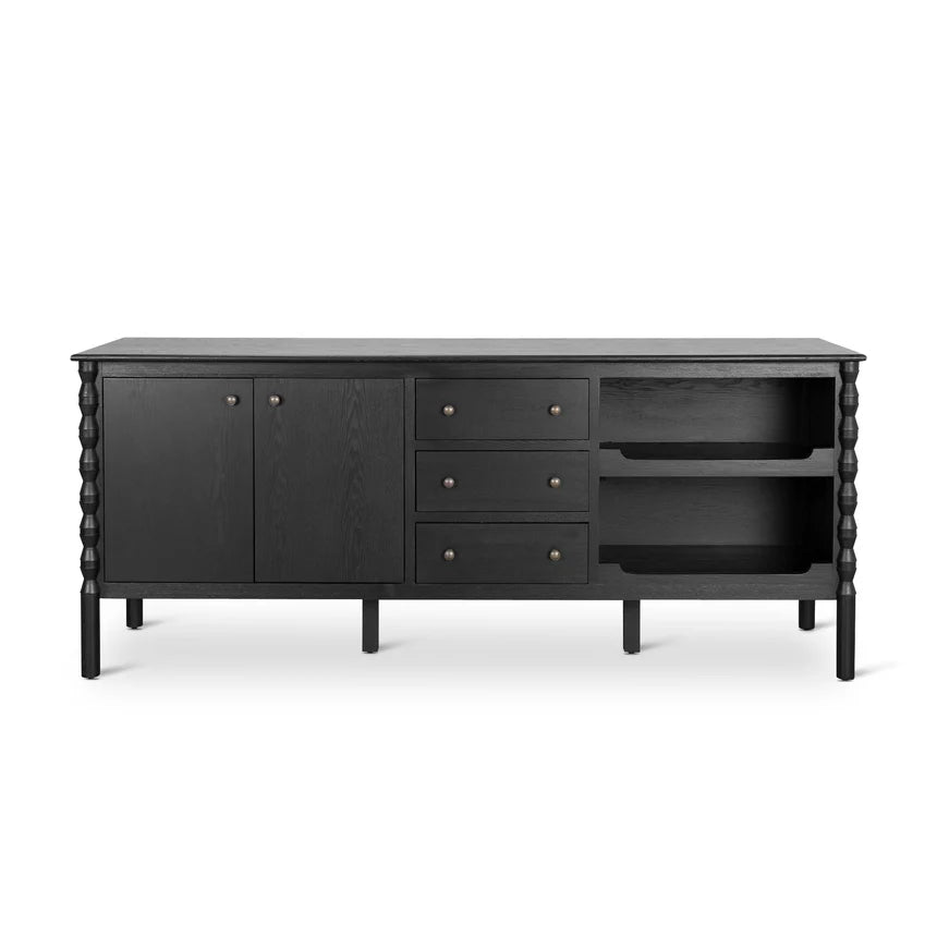 Allan 1.9m Sideboard - Black — Woven Space