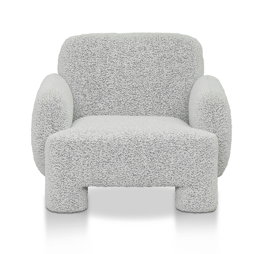 Breda Armchair - Moonlit Pepper Boucle — Woven Space