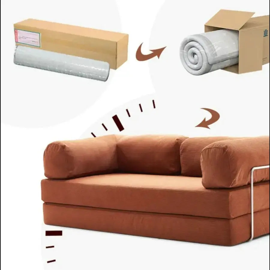 Versatile Compressed Foam Modular Sofa Set in Box for Modern Living Sp ...