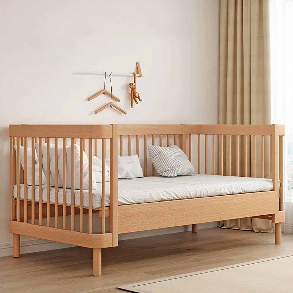 Cléo Solid Wood Extra-Wide Baby Crib — Woven Space