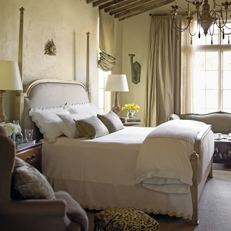 Marcellus Light Luxury Princess Style Wedding Bed — Woven Space