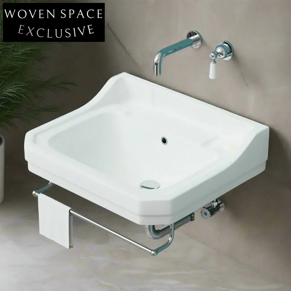 Angelette Retro Wall-Mounted Basin — Woven Space