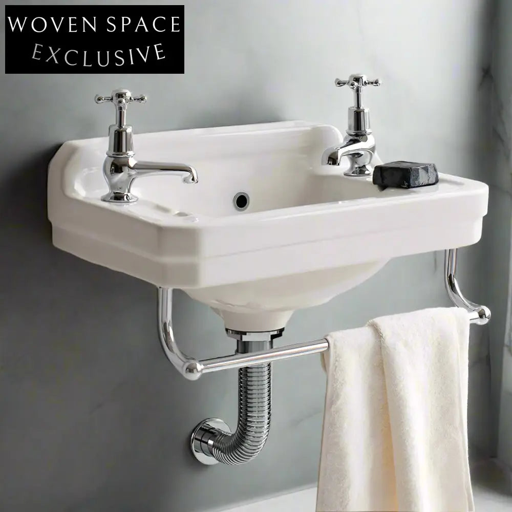Arhambault Retro Wall-Mounted Mini Wash Basin — Woven Space