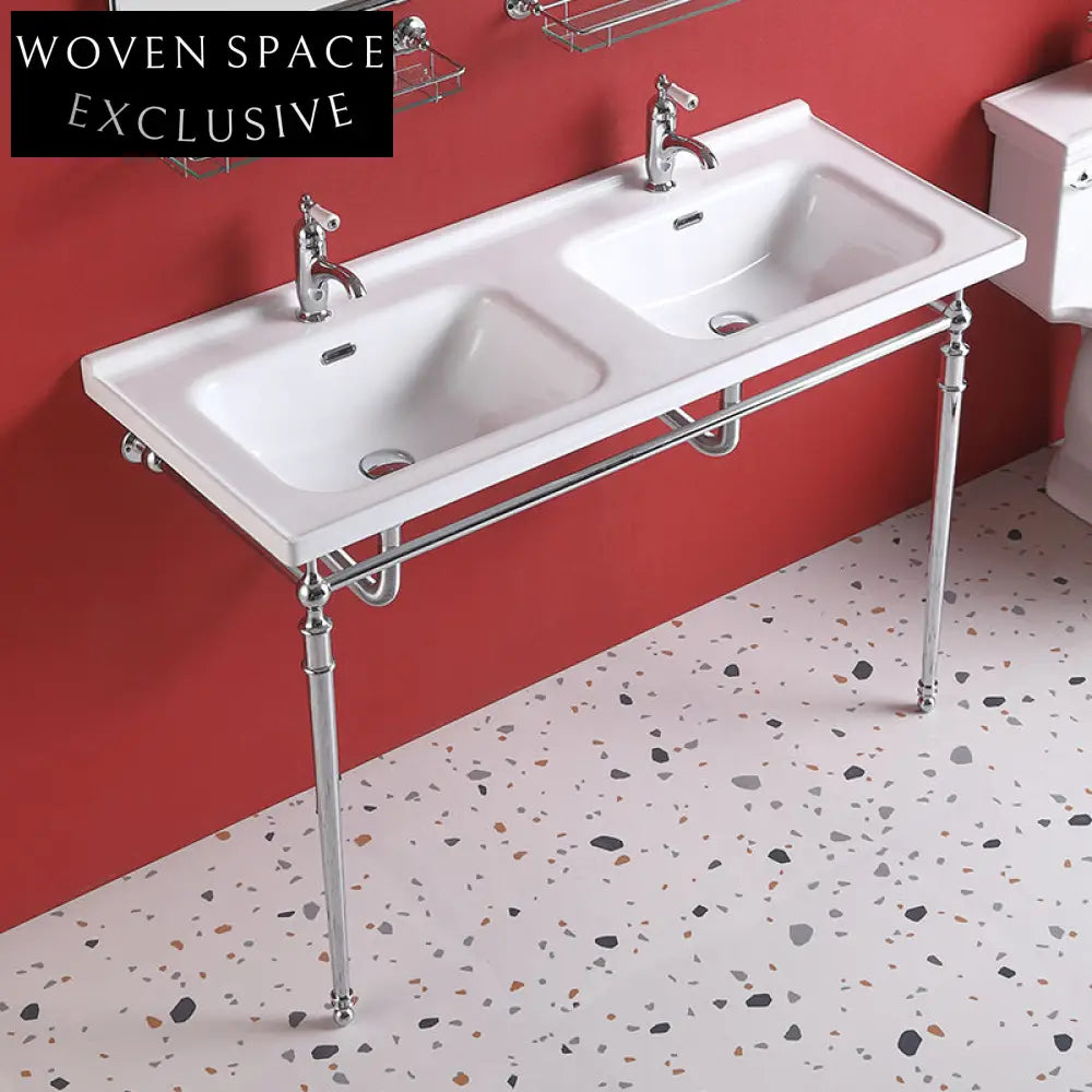 Ferrara Faenza Gold Finish Freestanding basin — Woven Space