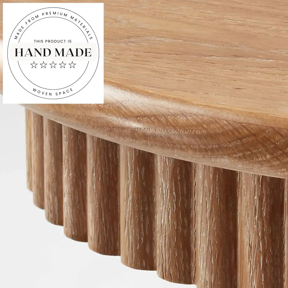 Luxury Ceramic and Oak Wood French Vintage Rectangular Dining Table — Woven Space