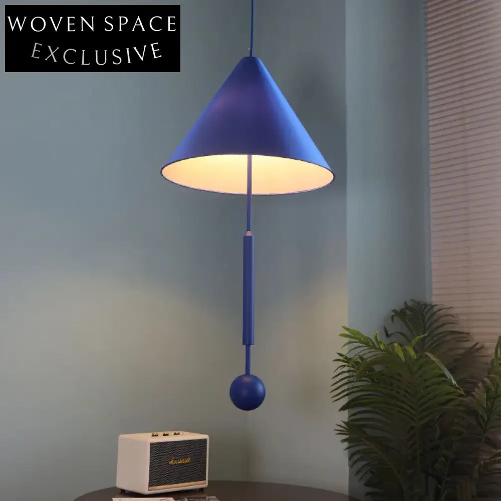 Nordic Cone-Shaped Colorful LED Pendant Light Fixture for Modern Livin ...
