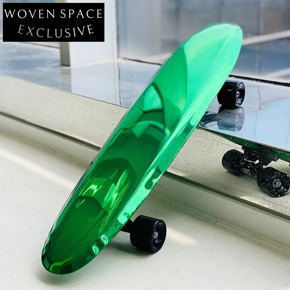 Nordic Modern Stainless Steel Skateboard Deck Wall Art for Living Room ...