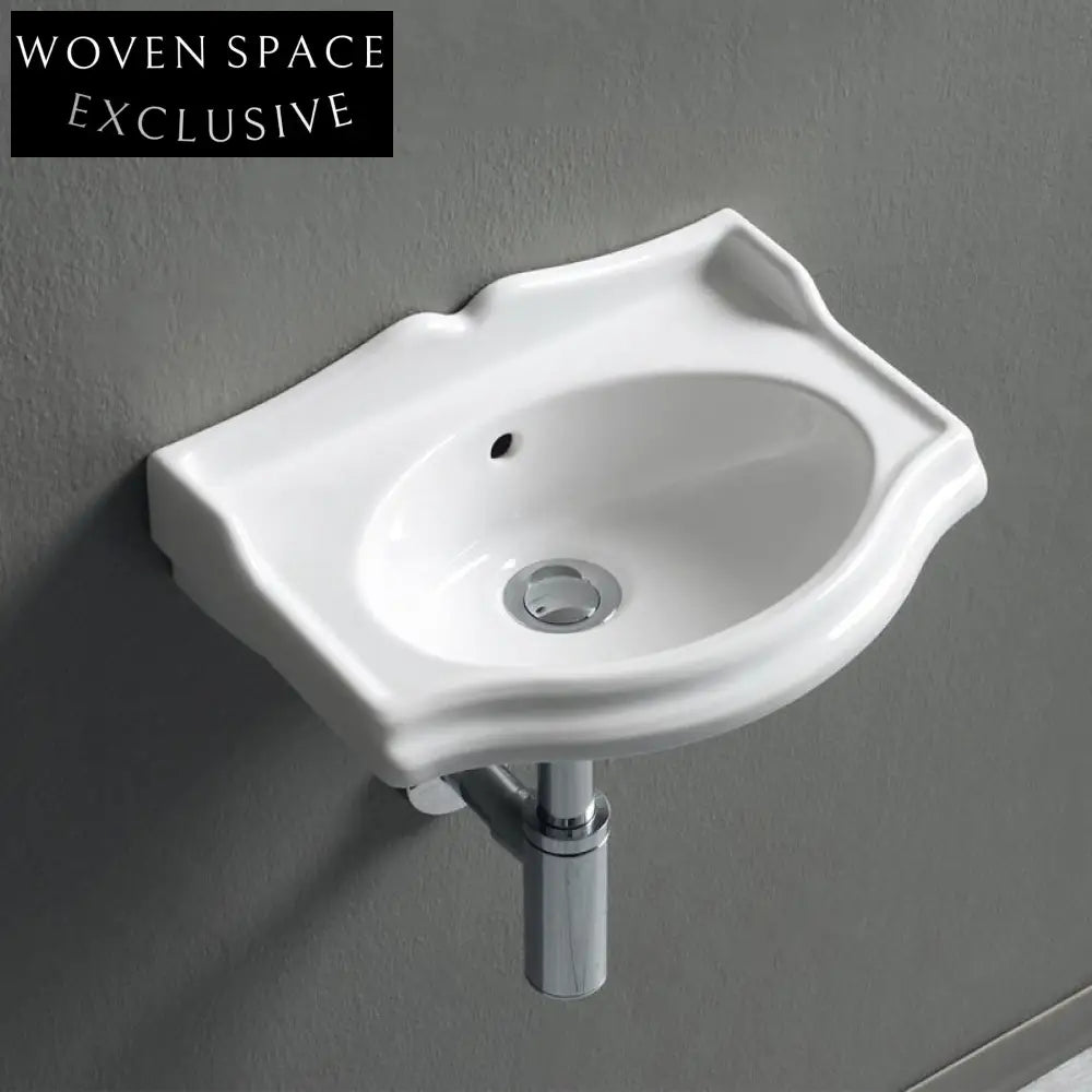 Rodolph Retro Mini Wall-Mounted Basin — Woven Space