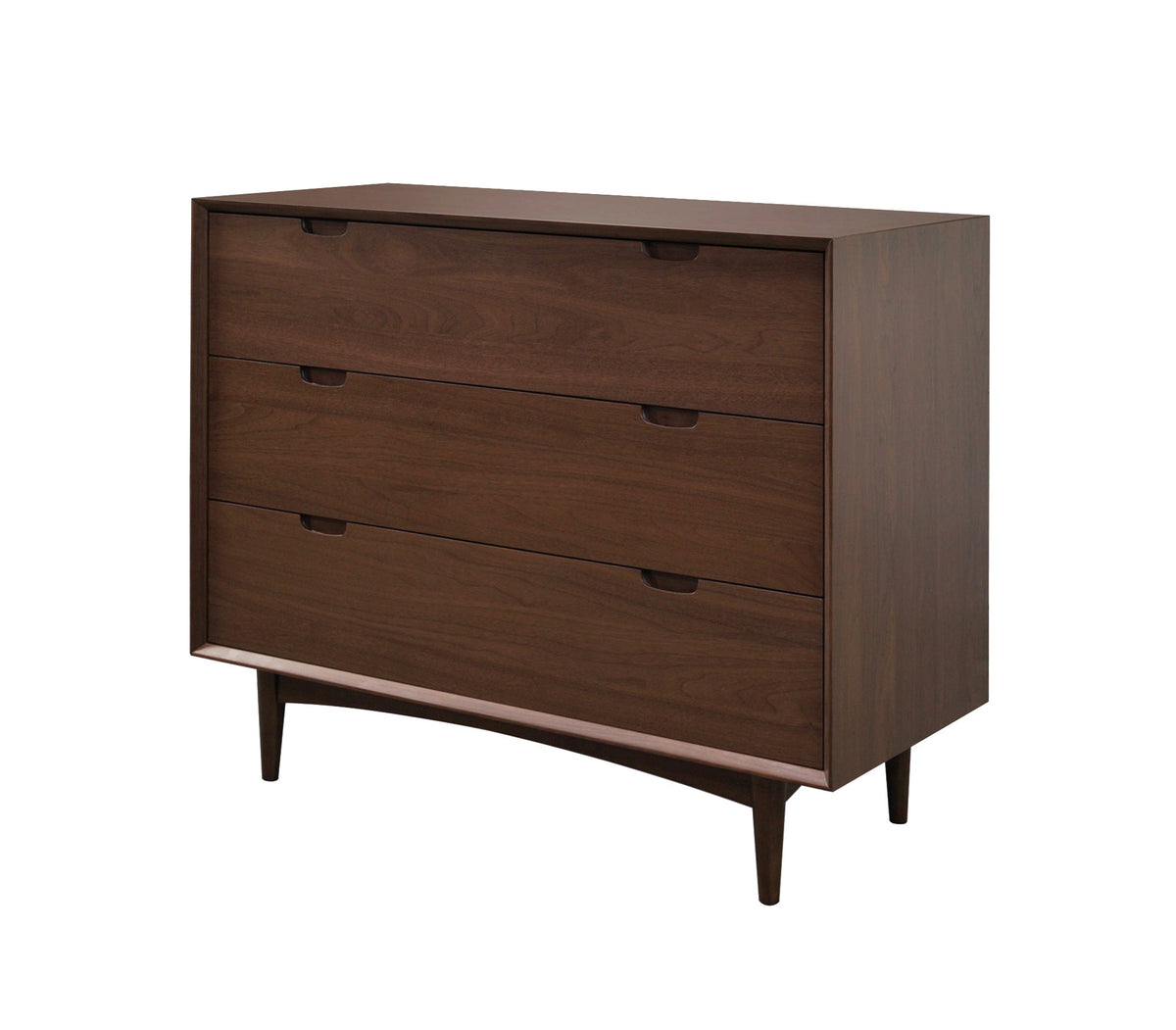 Asta 3 Drawer Chest - Walnut — Woven Space